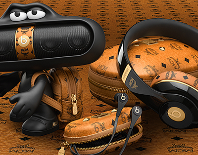 时尚奢华气质：MCM 携手 Beats by Dre 发布联名限量系列耳机等新品_耳塞式耳机_什么值得买