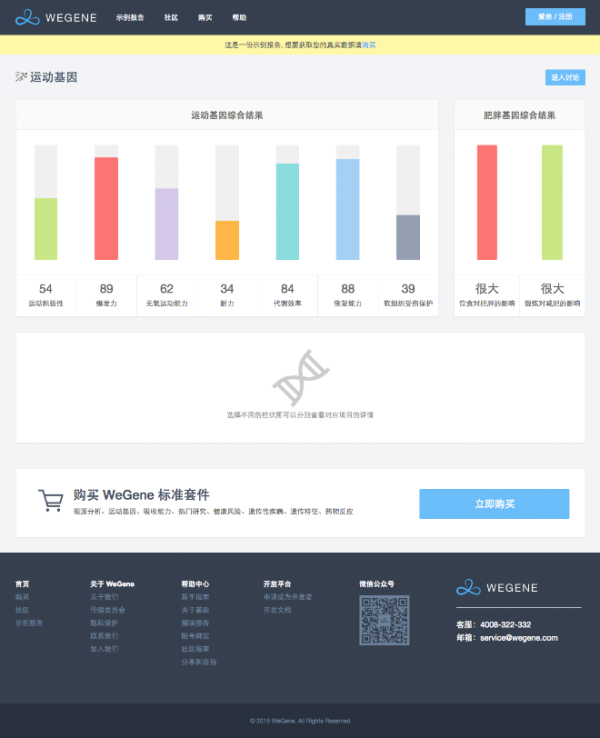 【独家首发众测】WeGene 标准套组 个人基因检测_消费众测_什么值得买