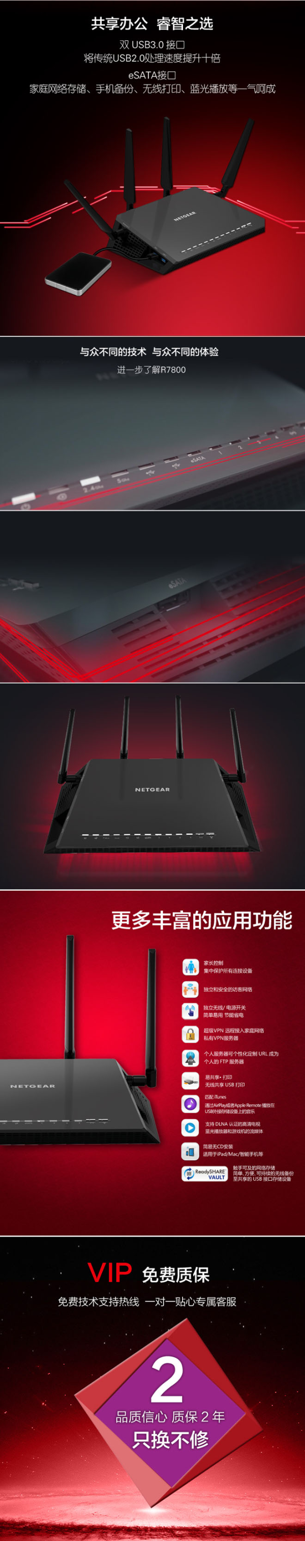 【抢先首发众测】NETGEAR 美国网件 R7800 AC2600M 双频千兆无线路由器_消费众测_什么值得买