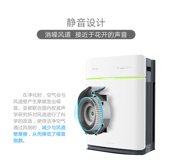 【天猫定制】YADU 亚都 KJ455G-VT 空气净化器_消费众测_什么值得买