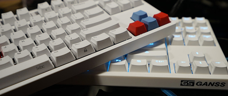 三款入门级樱桃轴机械键盘对比点评：IKBC C87 VS Ganss GS87 VS 海盗船 STRAFE 惩戒者_键盘_什么值得买