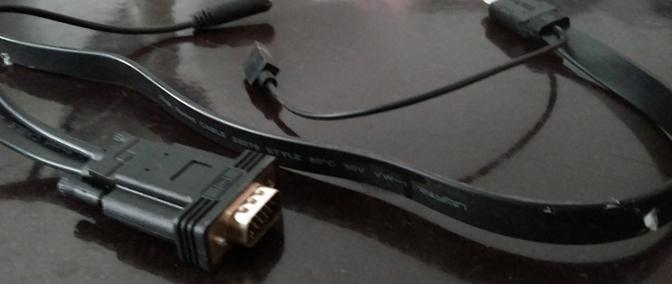 闲置旧显示器的重生——PIHEN 品恒 HDMI转VGA线_数据线_什么值得买