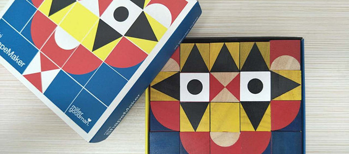 唤起儿时回忆的拼图积木—Miller Goodman ShapeMaker_拼图_什么值得买