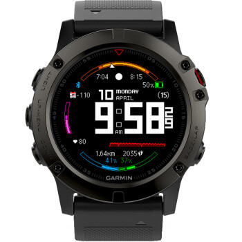 Fenix 5 PLUS系列解析、Fenix 5 开箱使用及与235对比横评_心率表_什么值得买