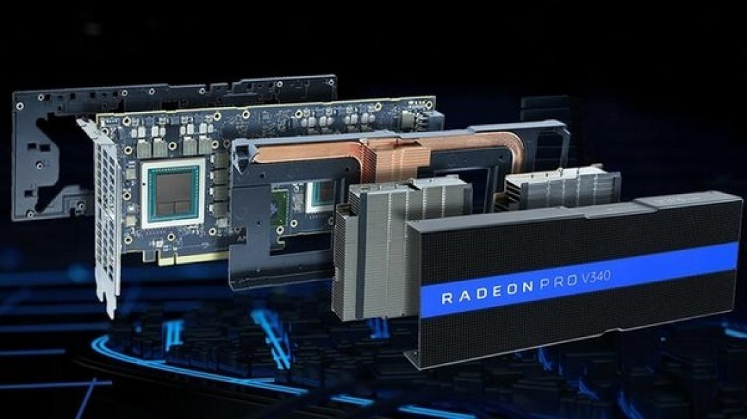 32GB HBM2显存：AMD 发布 Radeon Pro V340 专业显卡_显卡_什么值得买