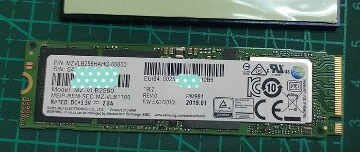 M.2 nvme到底香不香SATA升级感受，三星PM981 256G升级小记_固态硬盘_什么值得买