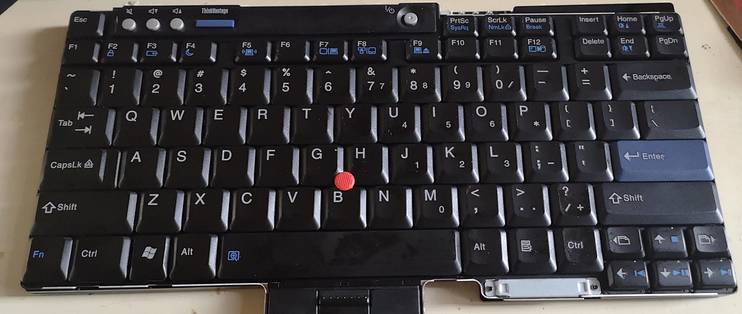 充值信仰-ThinkPad T60键盘DIY无线键盘_键盘_什么值得买