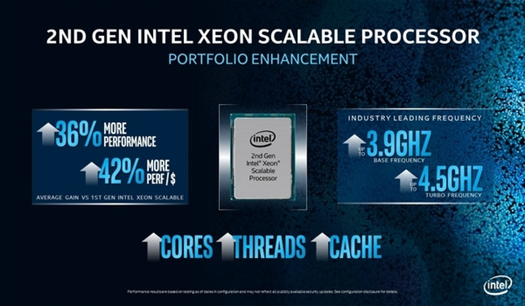 性能涨36%、性价比涨42%：Intel 升级二代可扩展至强 CPU_CPU_什么值得买