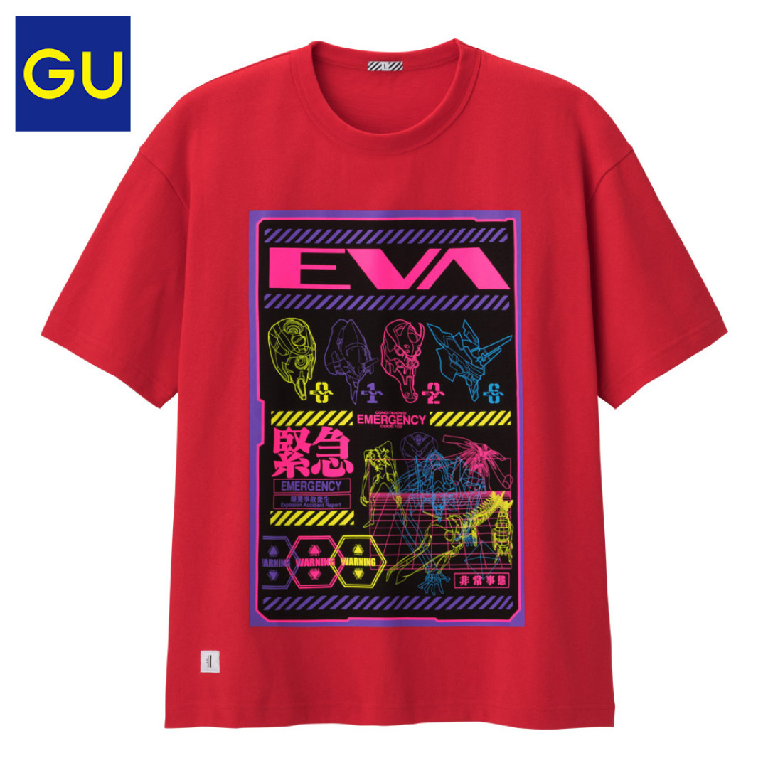 EVA再来！GU ️《新世纪福音战士》联名系列上架天猫16日0点会员优先购_服饰鞋包_什么值得买