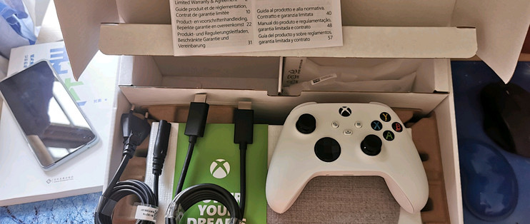 xbox service s开箱_游戏手柄_什么值得买