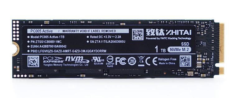 Xtacking®创新式技术加持，致钛PC005 Active固态硬盘评测_固态硬盘_什么值得买