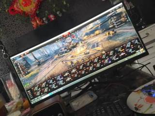 TITAN ARMY 泰坦军团 C30SK PRO 29.5英寸 VA 曲面 FreeSync 显示器(2560×1080、200Hz、95 ...