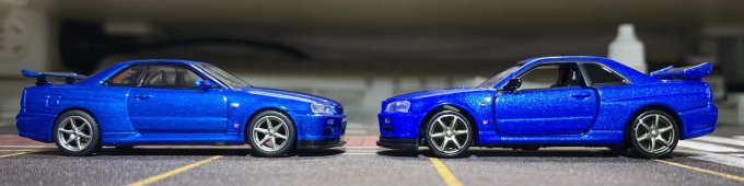 MINI GT汽车模型怎么样 1:64 minigt gtr r34_什么值得买