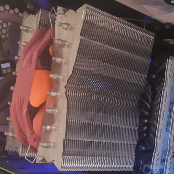 利民散热器怎么样 TY-143：机箱内的红色风暴_什么值得买