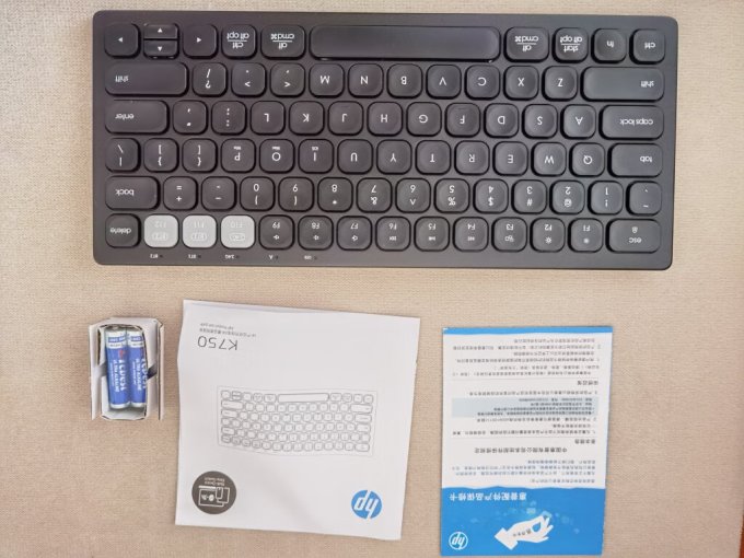 惠普K750键盘怎么样 惠普 多模无线键盘_什么值得买