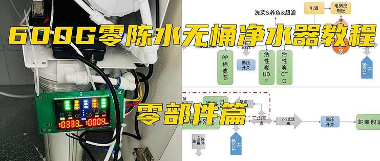 都说净水器是智商税，买滤芯送机器，所以我选择自己DIY----600G零陈水无桶机DIY教程（一）零配件篇_净水设备_什么值得买