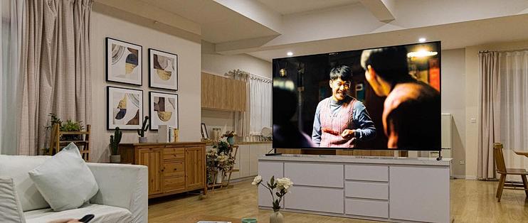 2022年巨幕首选，体验Mini LED电视天花板，TCL 98Q10G首发评测_家电安装_什么值得买