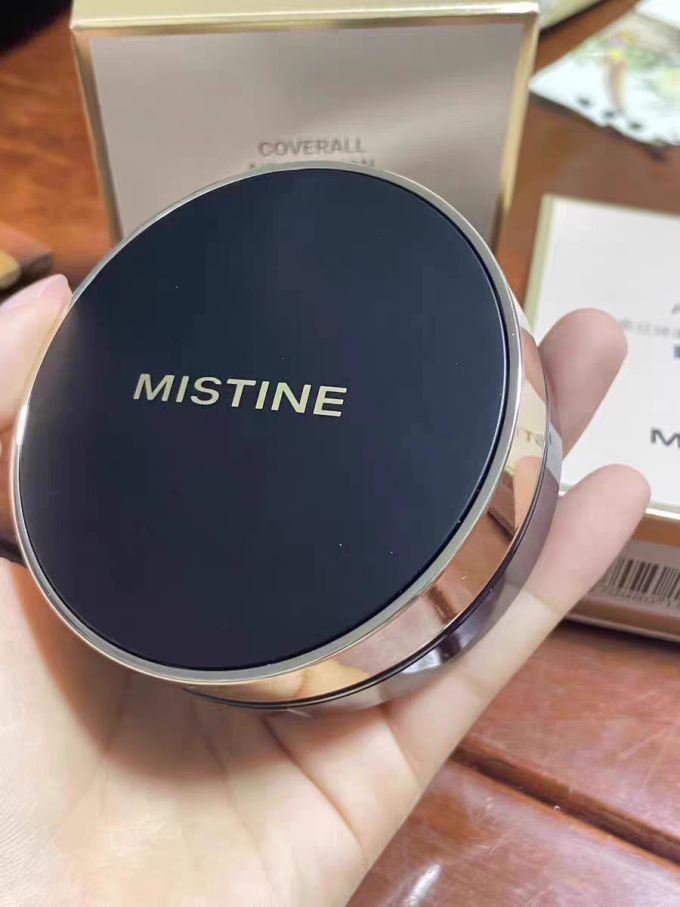 蜜丝婷粉饼怎么样好用吗 Mistine蜜丝婷气垫金高遮瑕保湿持久控油_什么值得买