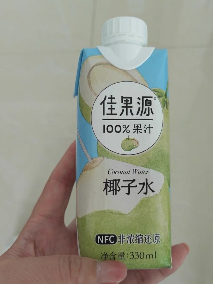 佳果源NFC果汁怎么样 佳果源100%NFC椰子水原装进口330ml*12瓶_什么值得买