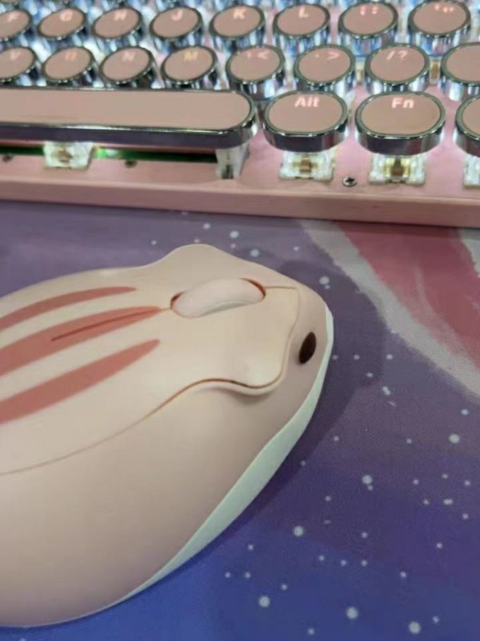 搭配无线键盘入的可爱鼠标，手感太好了_什么值得买