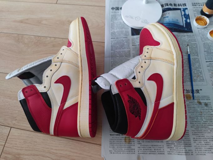 耐克运动板鞋怎么样 倒闭款aj1 HERITAGE OG氧化后真香_什么值得买