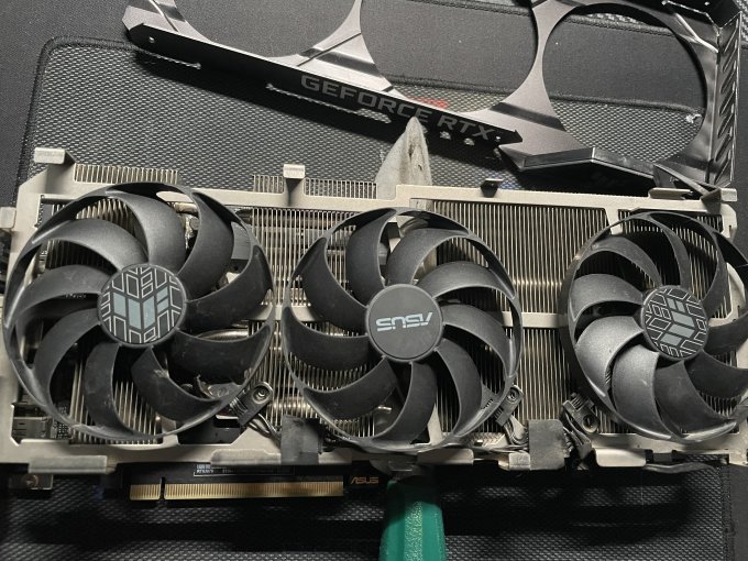 华硕TUF-RTX 3070-O8G-V2-GAMING LHR版显卡怎么样 华硕TUF 3070清灰日记_什么值得买