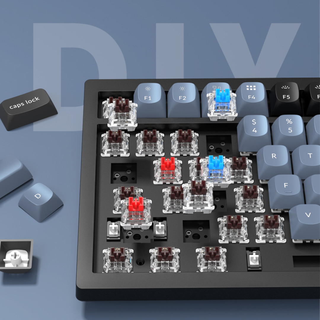 高颜值，好手感，它是情人节的小确幸？Keychron k4 Pro开箱及试用体验分享！_键盘_什么值得买