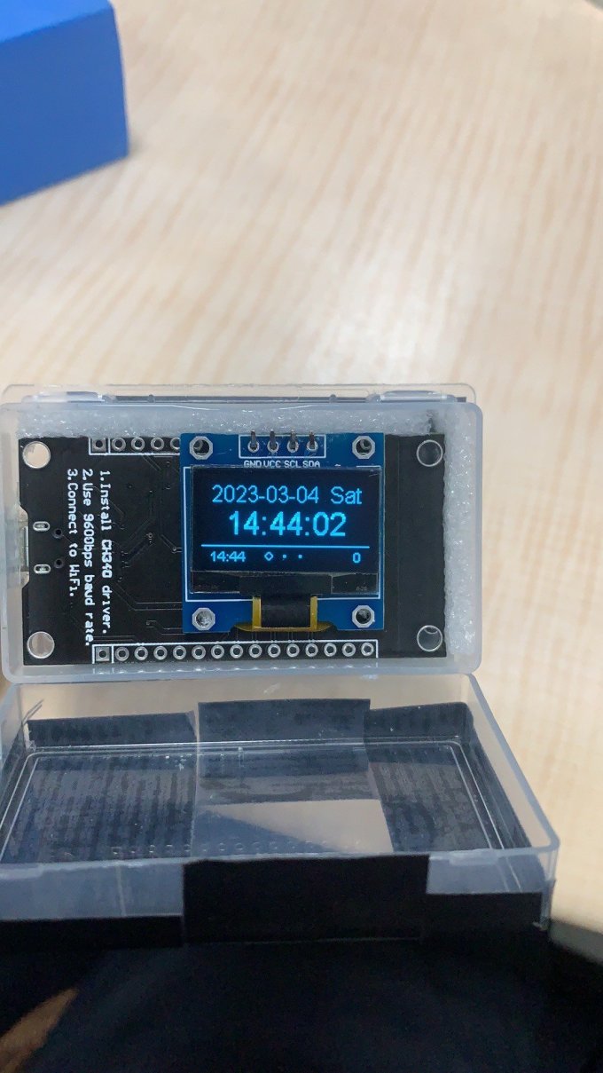 esp 8266 天气时钟桌面_什么值得买