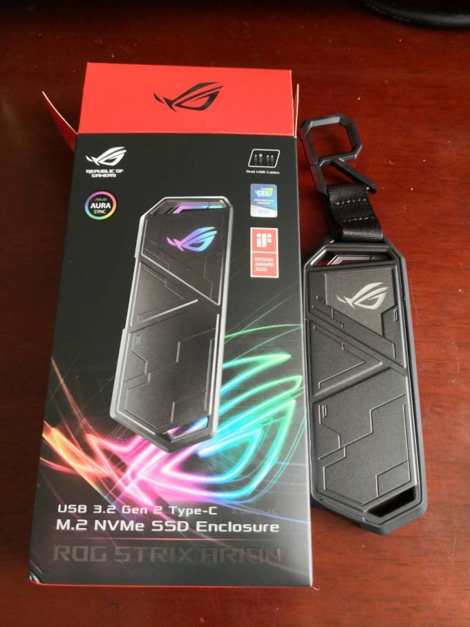 玩家国度ESD-S1C移动硬盘盒怎么样 终于奢侈了一次，入手华硕ROG硬盘盒_什么值得买