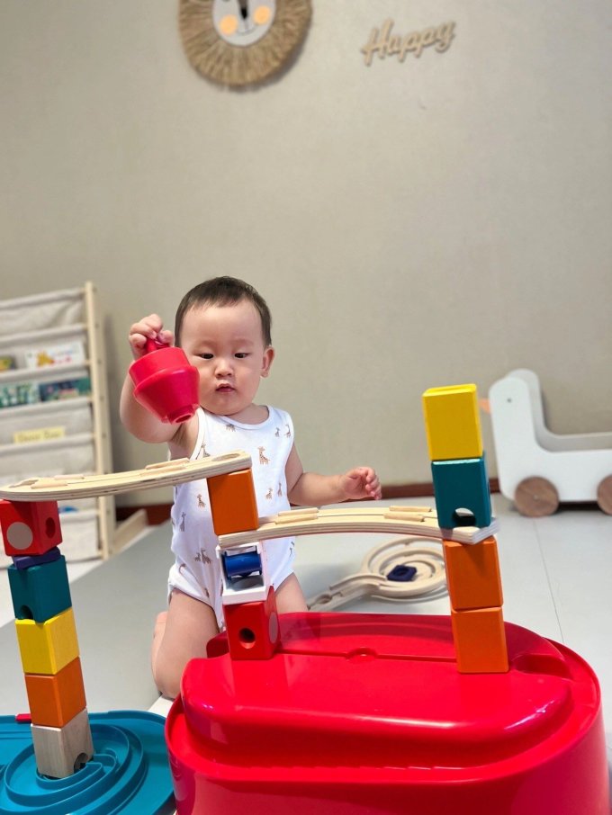 Hape积木拼插怎么样 小宝宝👶🏻如何在玩中进行早教⁉️_什么值得买