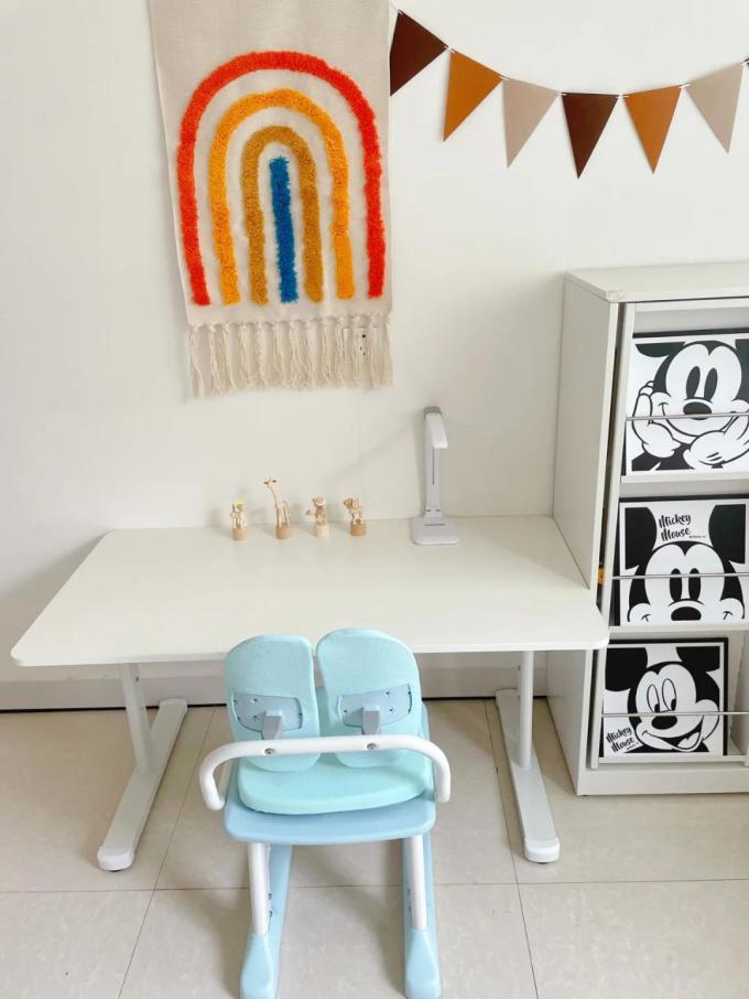 高颜值简约ins风书桌，好看又实用_什么值得买