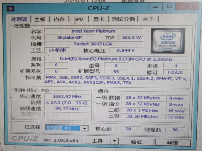 英特尔CPU怎么样 亚马逊定制款intel至强 8173m_什么值得买