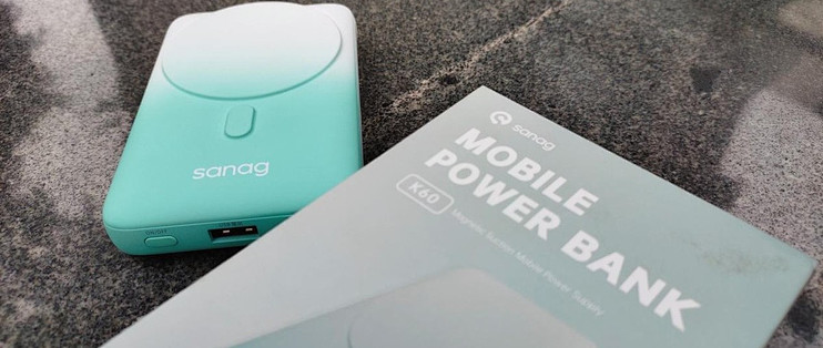 sanag K60磁吸无线充电宝——有颜值大容量，能当支架可上飞机_移动电源_什么值得买