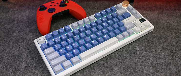 RK S75机械键盘首发，全方位评测，外观、性能与手感完美结合_键盘_什么值得买