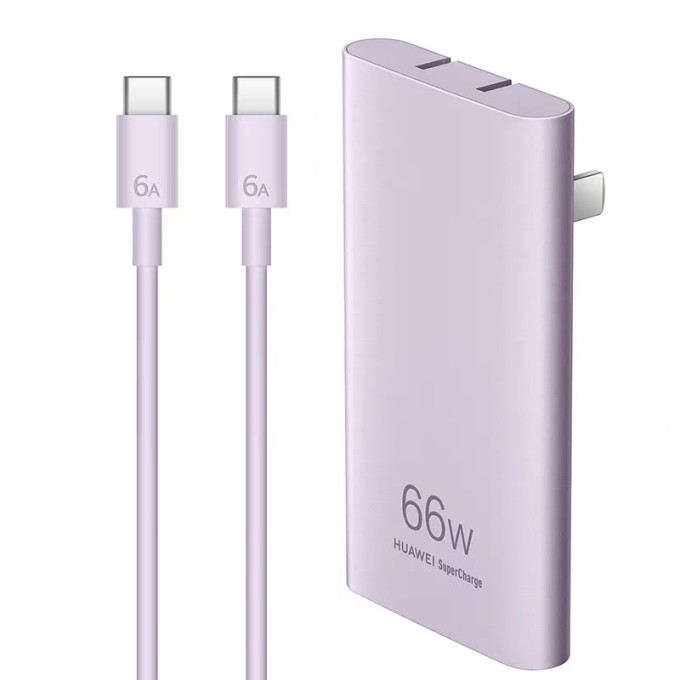 华为卡片全能充电器（SuperCharge Max 66W）氮化镓技术兼容多品类设备 纤薄机身_什么值得买