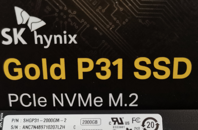 海力士固态硬盘怎么样 海力士Gold P31：能耗比的魅力_什么值得买