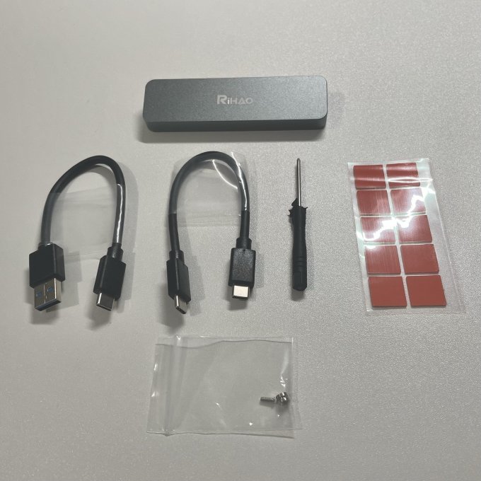 同门师兄弟之间的价格战 RiHAO日灏 m.2双协议固态硬盘盒_什么值得买