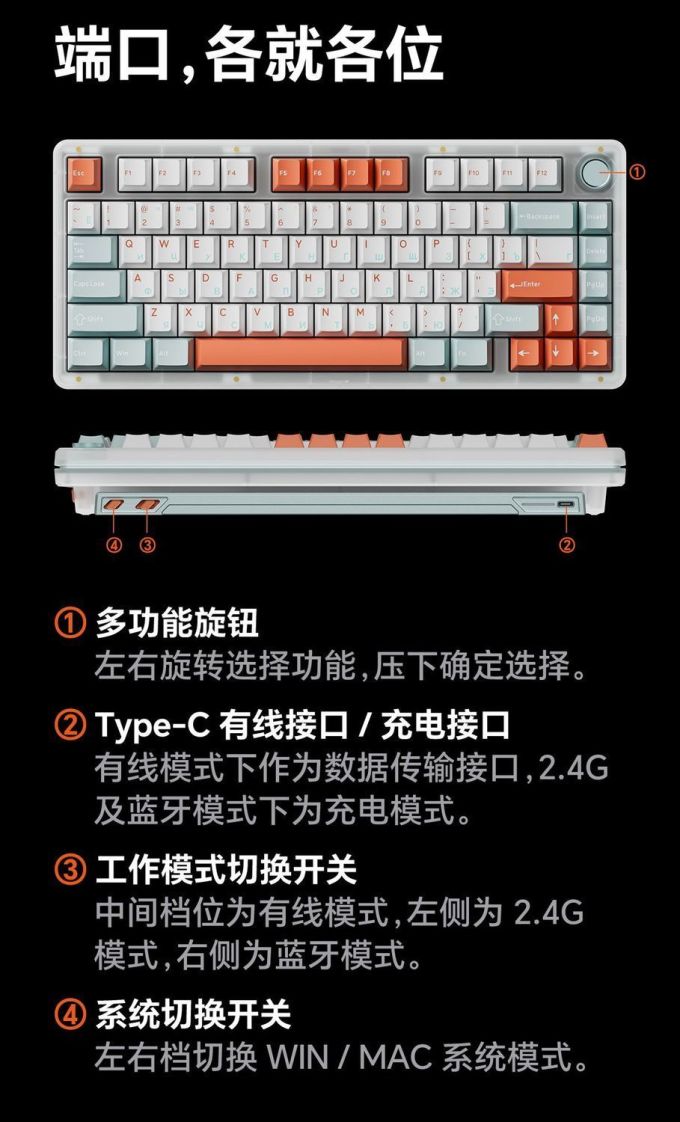 keyverse键盘怎么样 Keyverse INFI白玉青春版，Keyverse INFI75 Lite._什么值得买