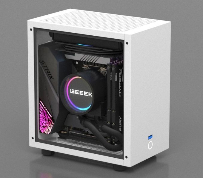 GEEEK 预告新款 ITX 机箱：6L 体积，支持 120 水冷和独显_什么值得买