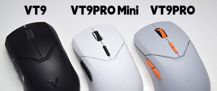 雷柏VT9PRO彩色版、VT9 PRO Mini登场 各大小手型的朋友有福了_鼠标_什么值得买