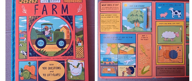 《Life on Earth Farm》：对故事讲述者有一定门槛的全英文绘本_少儿读物_什么值得买