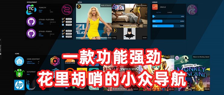 一款功能强劲，花里胡哨的小众导航页面——Fenrus__什么值得买