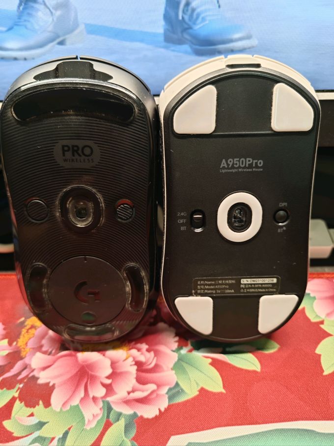 罗技GPW一代，达尔优A950 pro 外观小拍_什么值得买