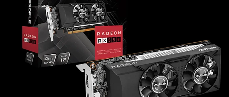 华擎推出 RX 550 半高刀卡，瞬间回到 2017_显卡_什么值得买