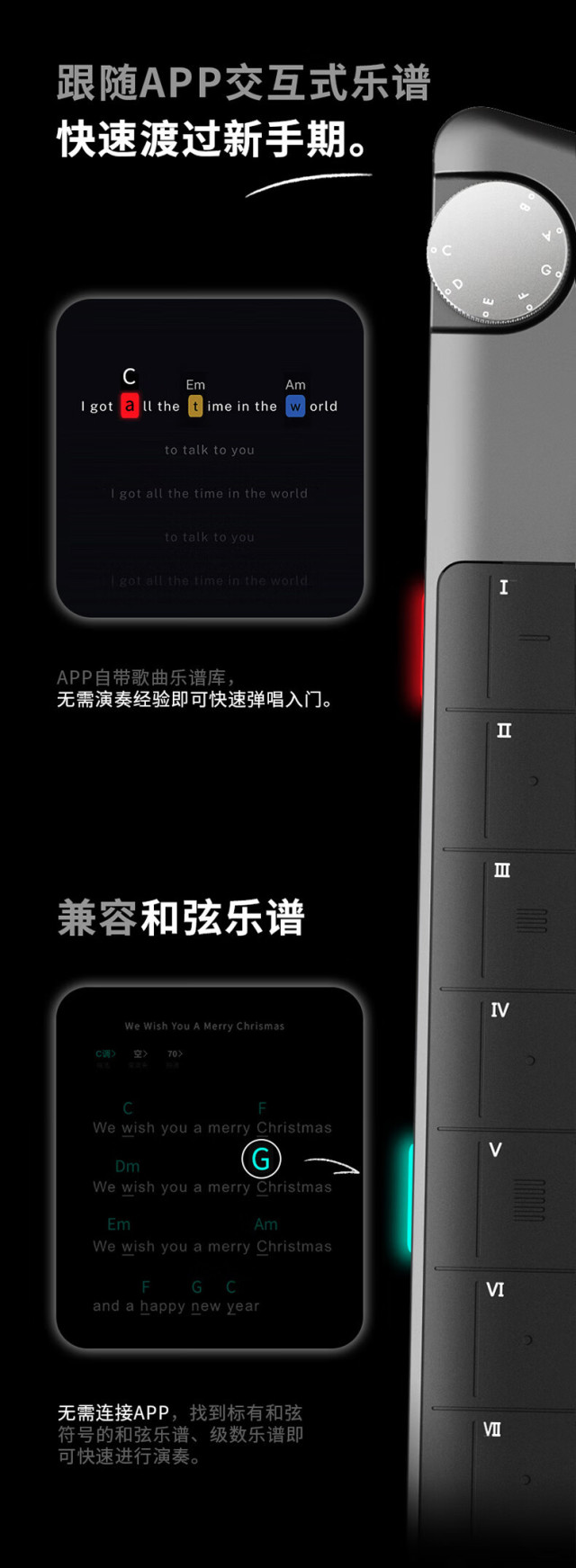 LiberLiveC1 融合伴奏无弦吉他_消费众测_什么值得买