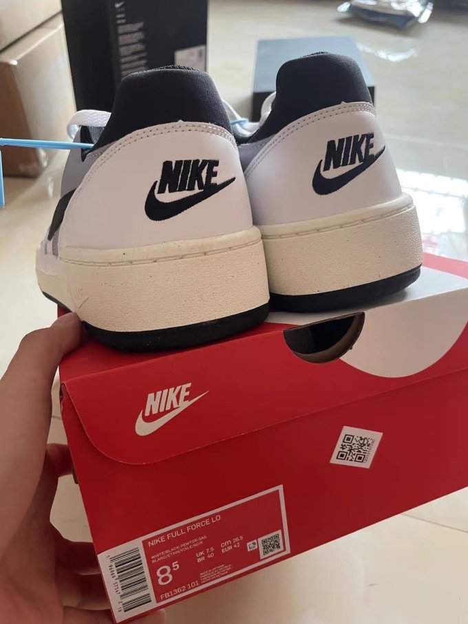 耐克休闲运动鞋怎么样 NIKE FULL FORCE LO：复古风潮，现代演绎_什么值得买