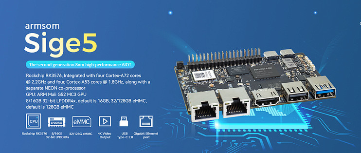 引领未来，ArmSoM-Sige5震撼发布：RK3576芯片搭载，多媒体应用新宠_CPU_什么值得买