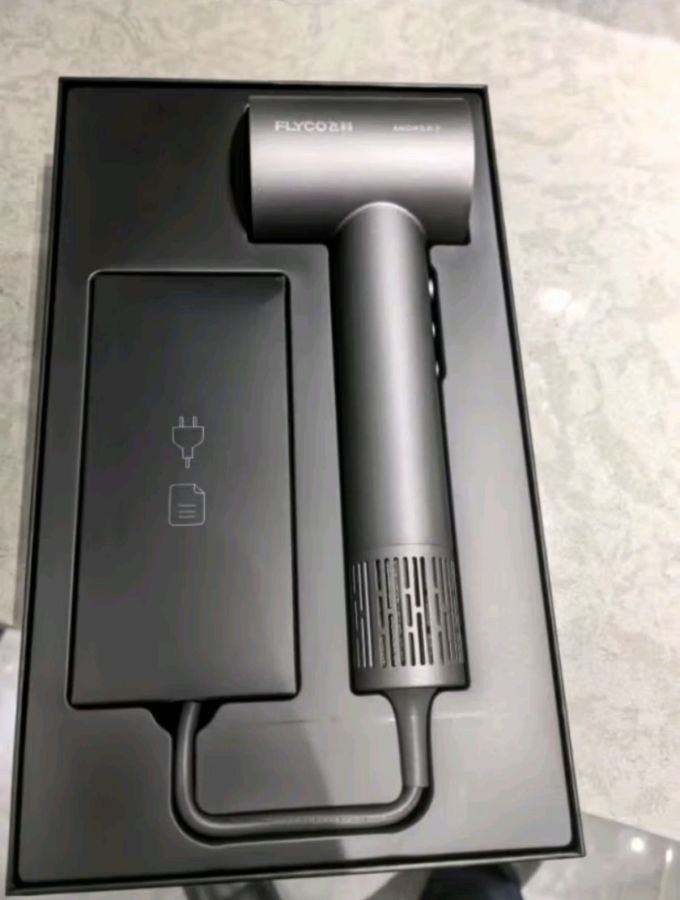 飞科电吹风怎么样 飞科（FLYCO）高速吹风机家用宿舍便携速干降噪负离子护发大风力吹风筒FH6370太空灰节日礼物_什么值得买