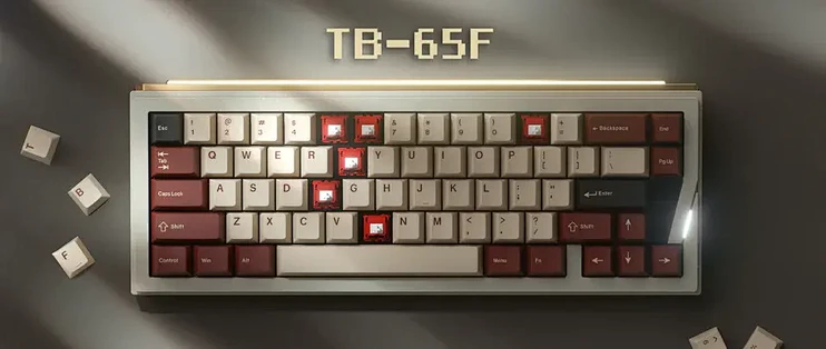 TB-65F将来袭，螺旋感设计，带你体验几何之美_键盘_什么值得买