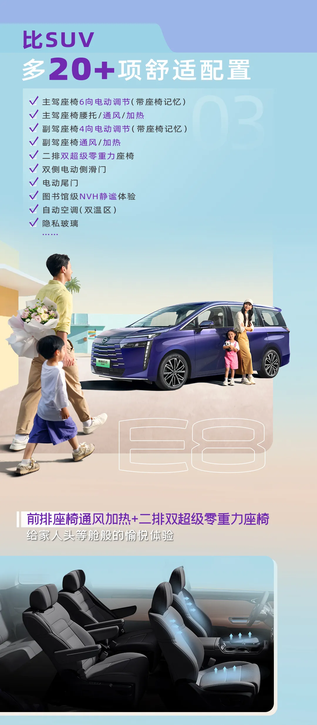 广汽传祺E8上市，售价16.68万-17.98万_新能源车_什么值得买